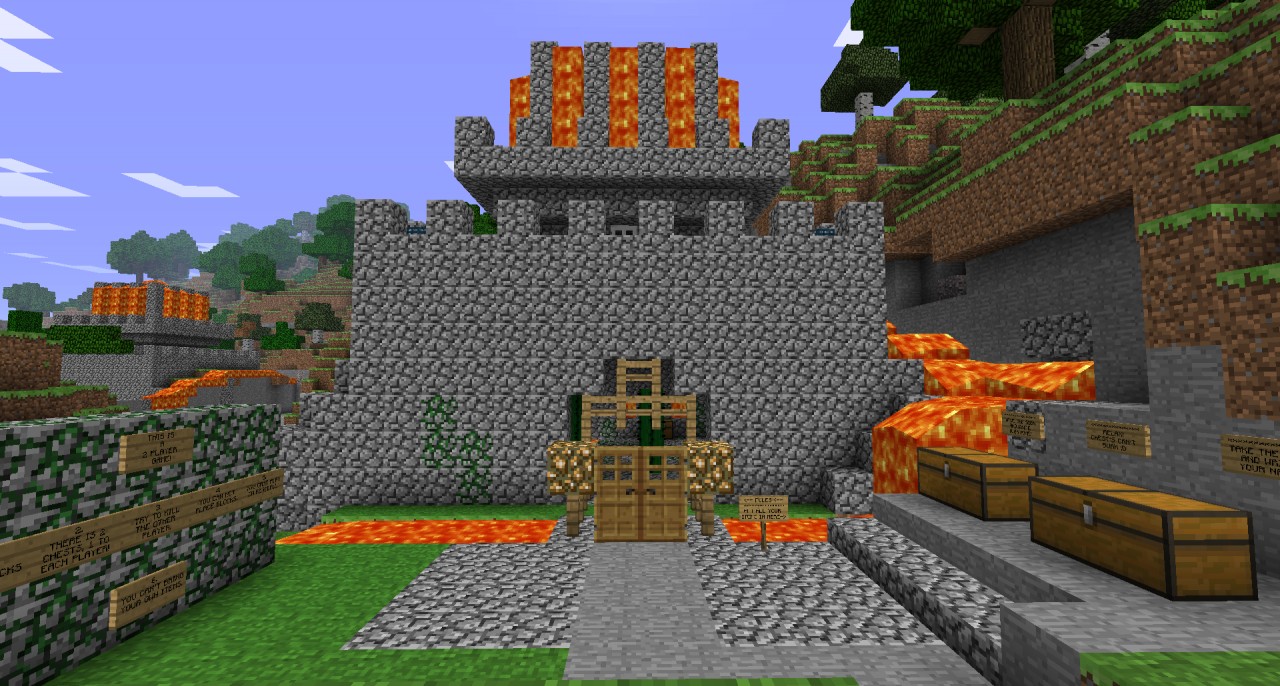 Epic PVP arena Minecraft Map