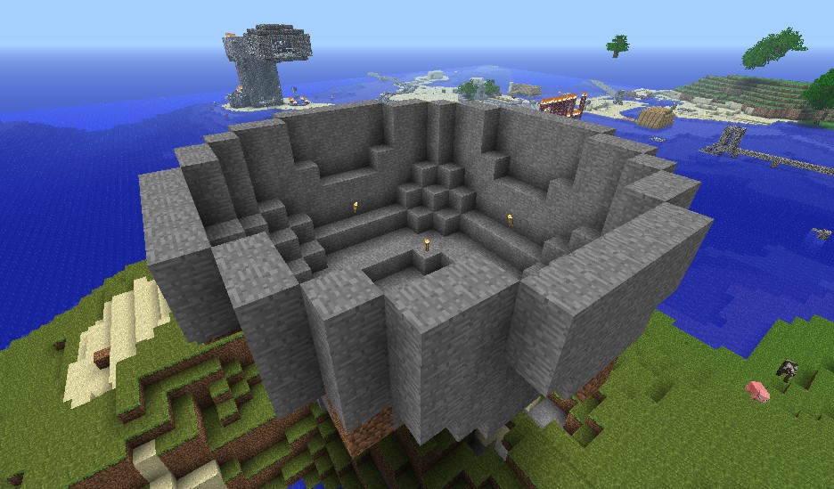 Half sphere Home Minecraft Map