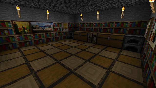 Winter Cottage and Ice Fishing Shack Minecraft Map