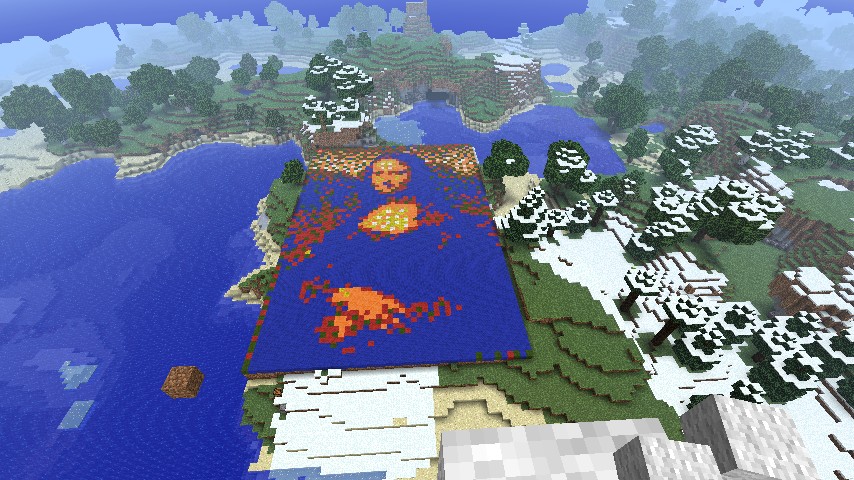 Mona Lisa Minecraft Map