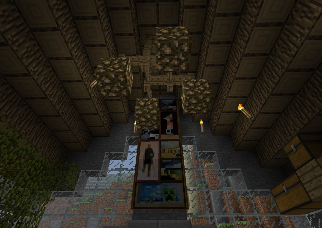 big cool looking cabin, with a fireplace Minecraft Map