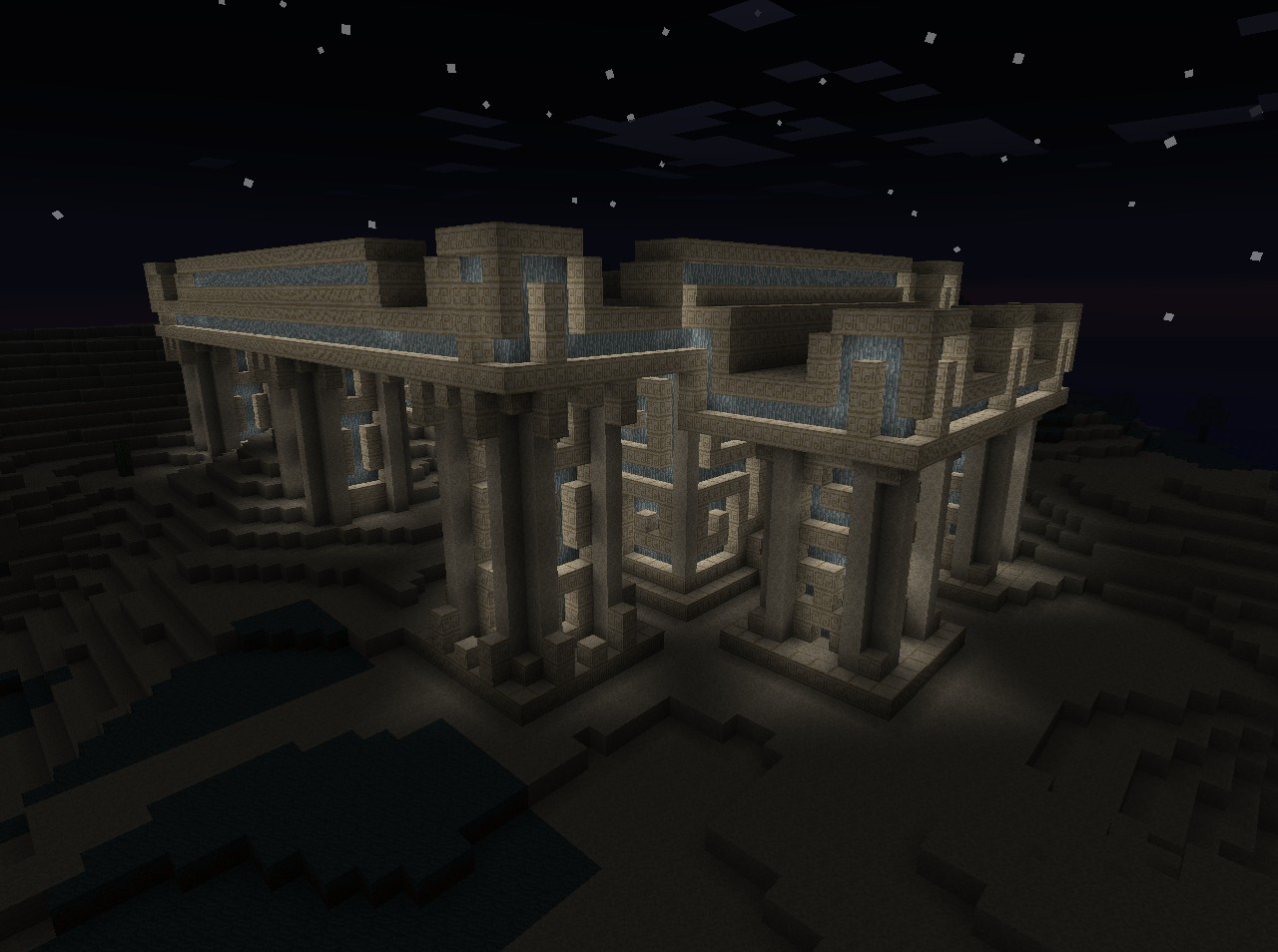 Sand Temple Minecraft Map