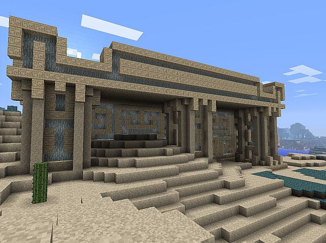 Sand Temple Minecraft Map