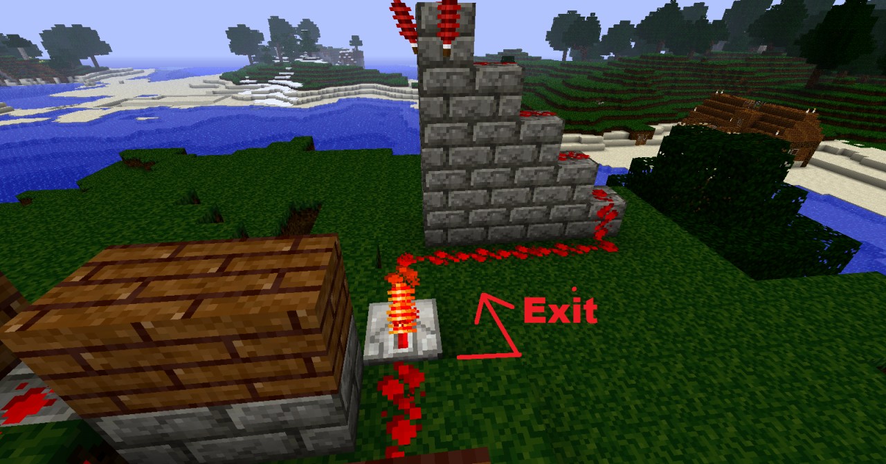 Redstone Flashing Lighthouse With Restart Tutorial Minecraft Map
