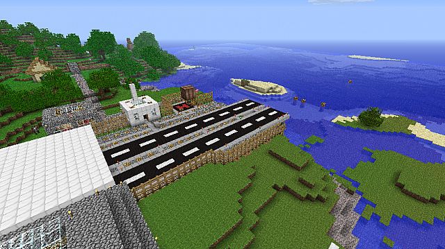 My small airport Minecraft Map