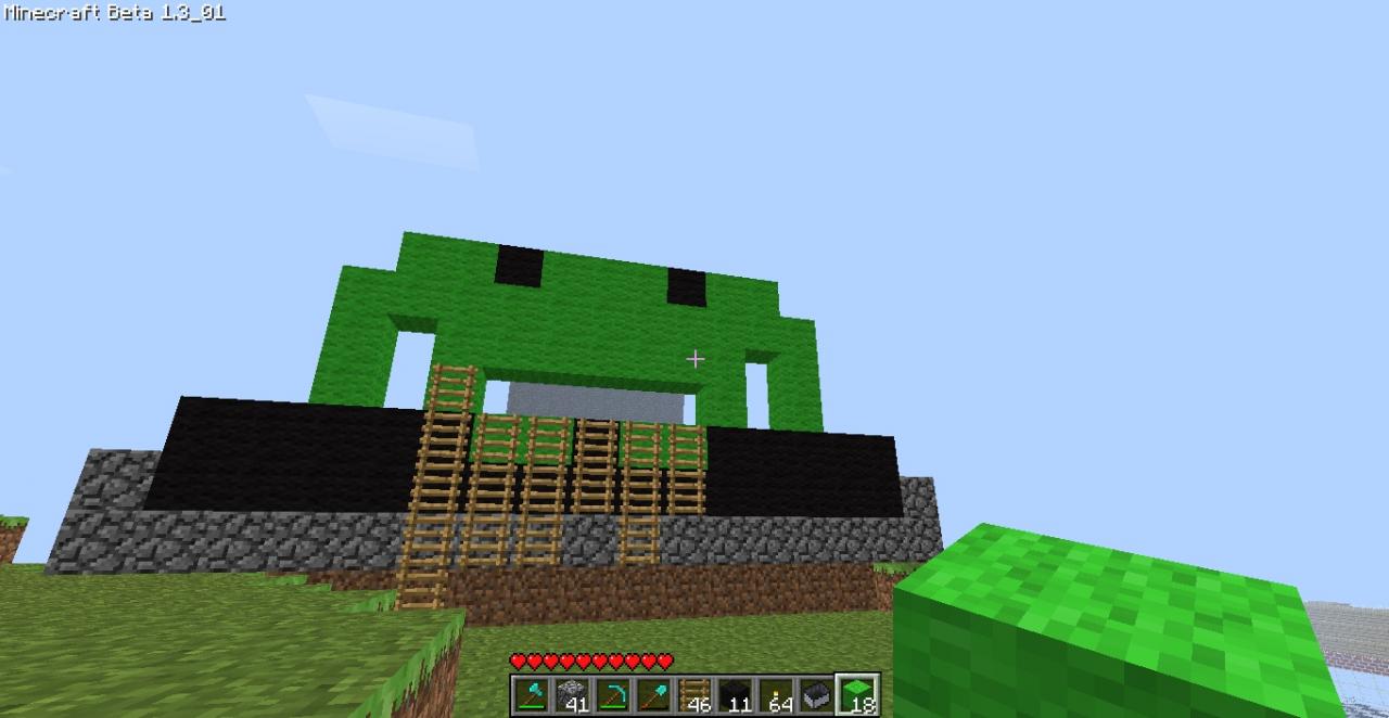 Space invader Minecraft Map