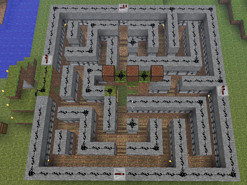 MineMan - Functional Pacman v.1 Minecraft Map