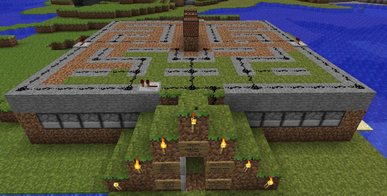 MineMan - Functional Pacman v.1 Minecraft Map