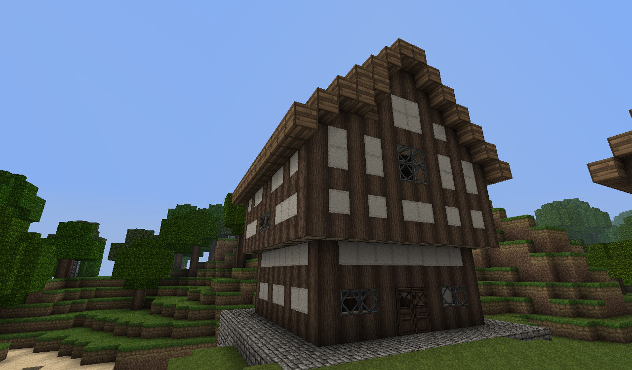 Some half-timbered houses Minecraft Map