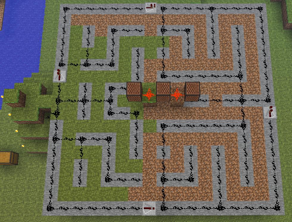 MineMan - Functional Pacman v.1 Minecraft Map