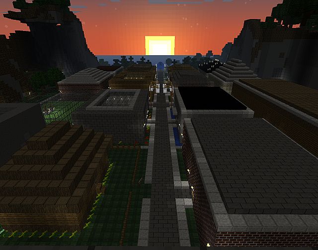 Genova. RPG Town. Minecraft Map
