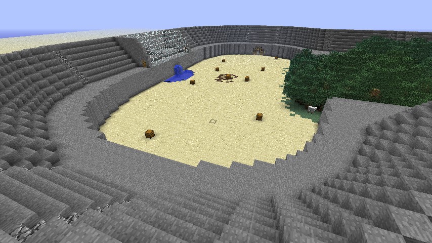 Minecraft Fighting Arena Minecraft Map