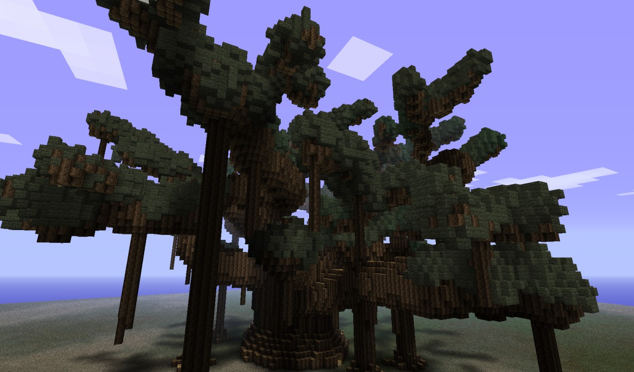 Massive Banyan Tree!!! (Schematic file added!!!) Minecraft Map