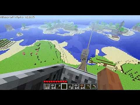 Longest Roller Coaster EVER Minecraft Map