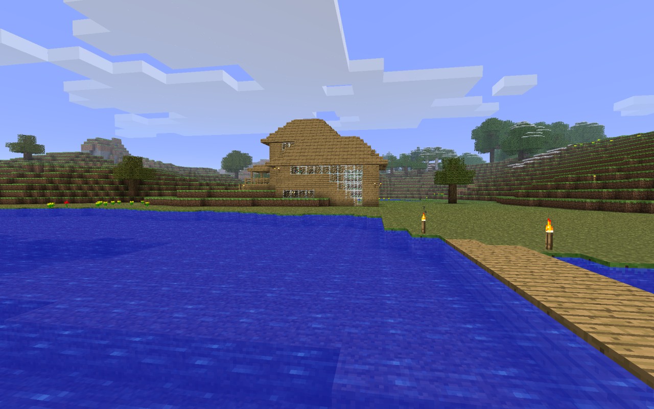 Lake House Minecraft Map