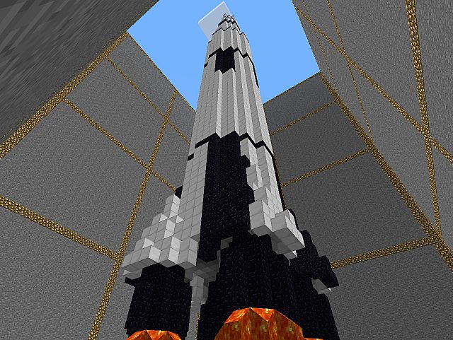 1:1 Saturn V Minecraft Map