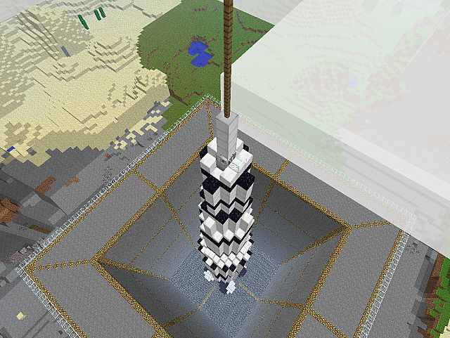 1:1 Saturn V Minecraft Map