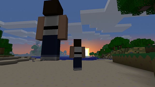 Girl 2 statue Minecraft Map