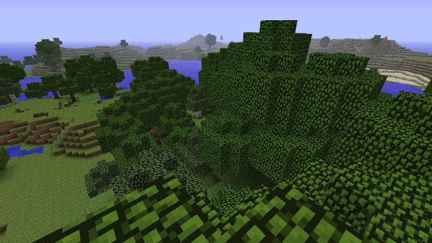 Big Forest [Good Wolves Spawn!] Minecraft Map
