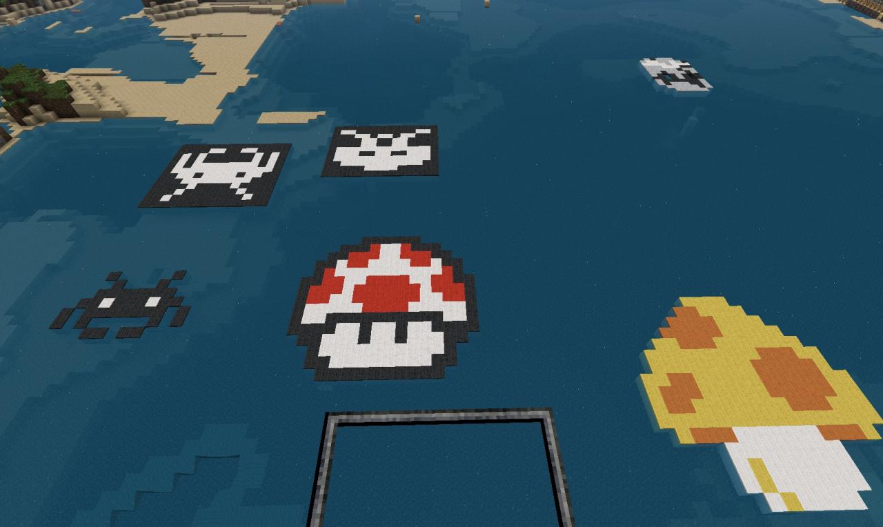 8-bit Ocean Minecraft Map