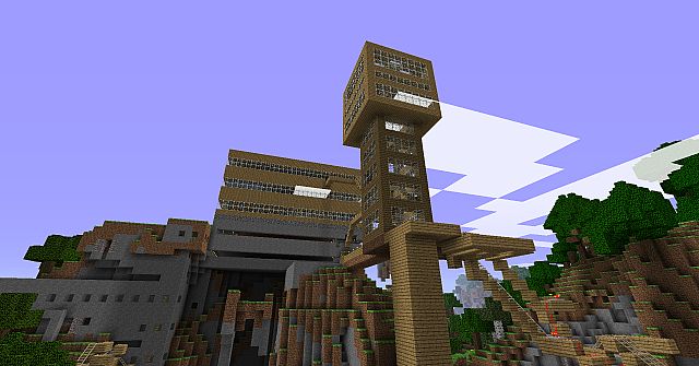 Mountain Fortress Minecraft Map