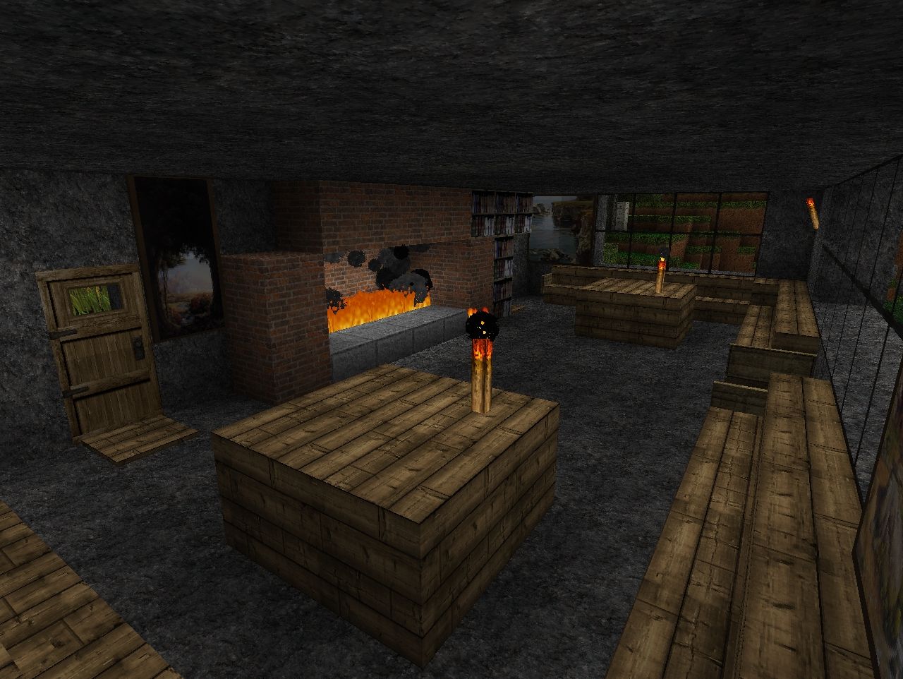 Minecraft functional house Minecraft Map