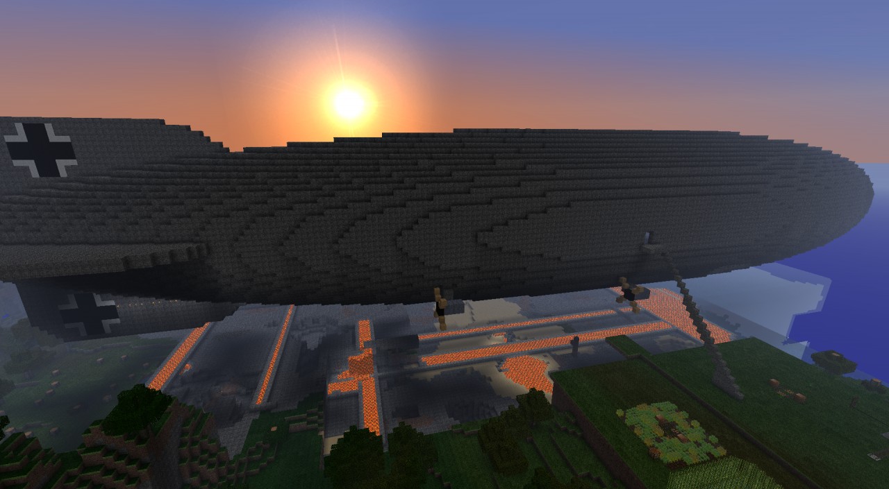 Das LZ 129 Hindenburg Minecraft Map