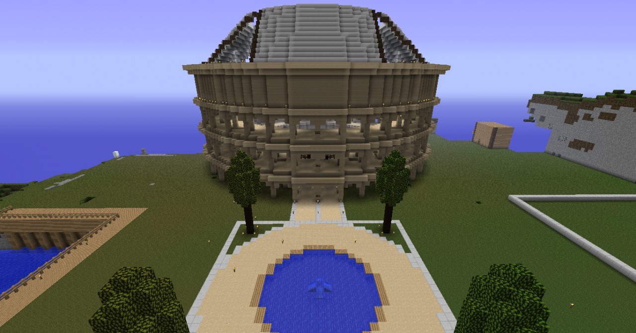 MinecraftChile: Coliseum Minecraft Map