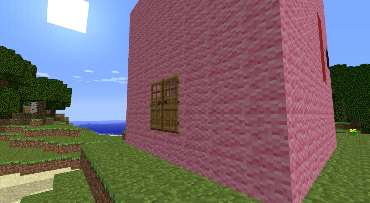 Giant Pig Head Minecraft Map