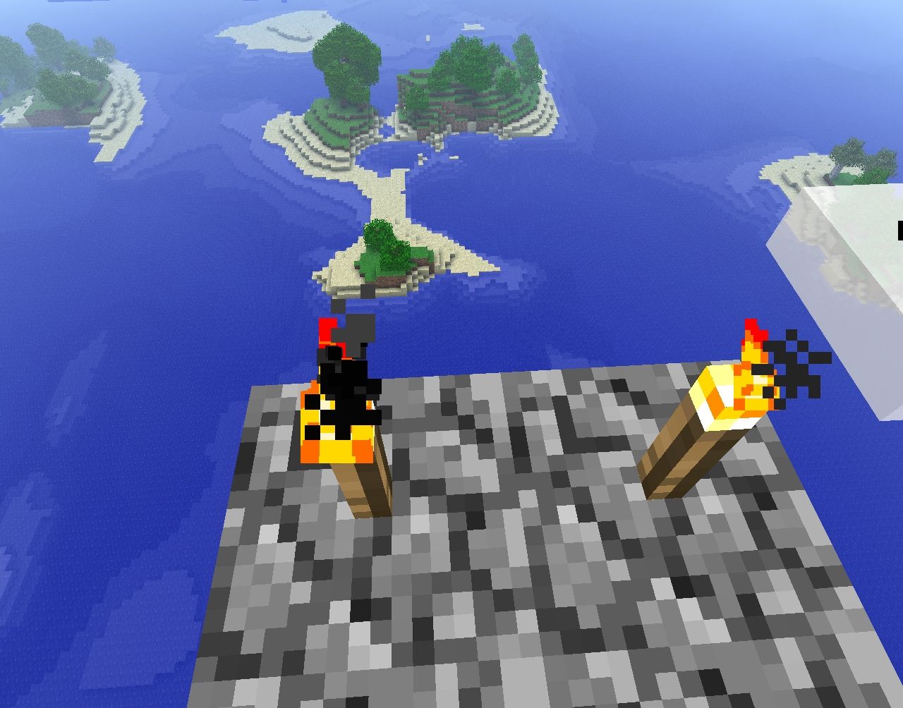 The worlds biggest diving board EVER. Minecraft Map