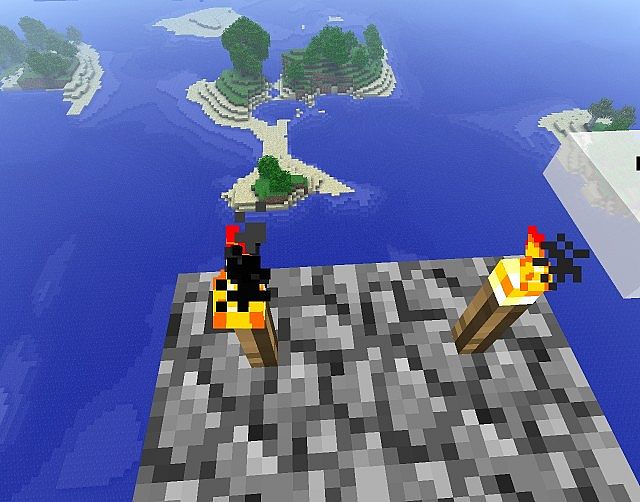 The worlds biggest diving board EVER. Minecraft Map