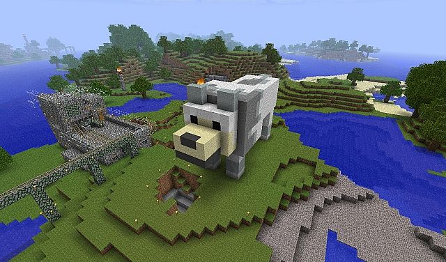Minecraft wolf 3d model - wavesret