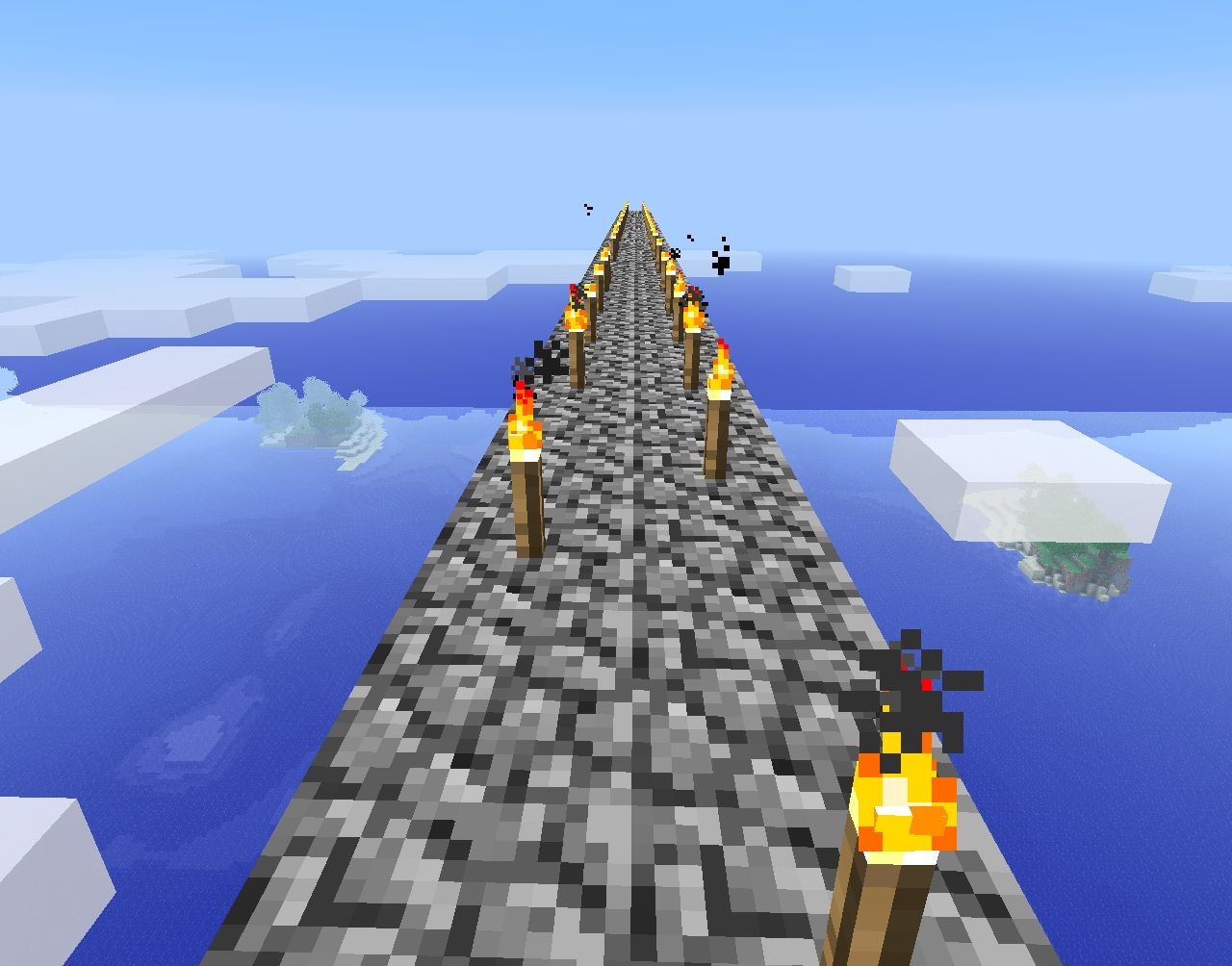 The worlds biggest diving board EVER. Minecraft Map