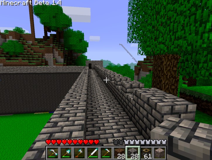 Surrounded by a Wall Minecraft Map