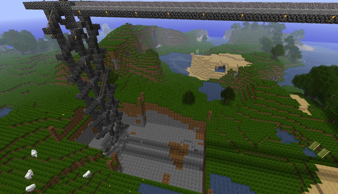 Interstate Rail Station Tower Minecraft Map