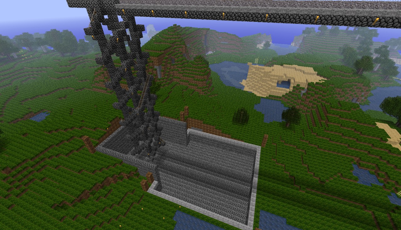 Interstate Rail Station Tower Minecraft Map