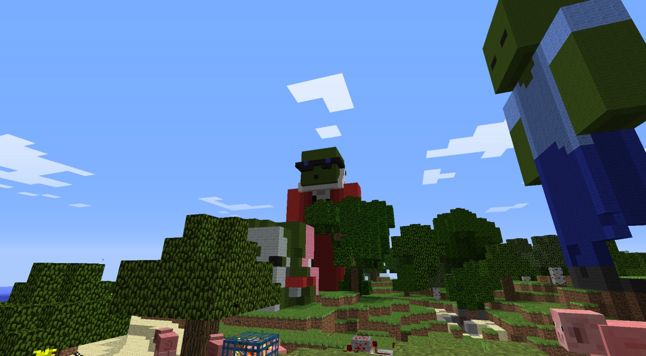 ParagonNinja29's Giant Character Minecraft Map