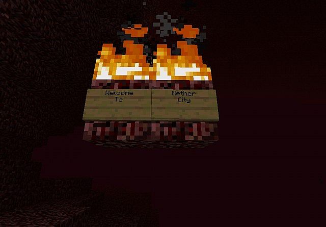 Nether City Minecraft Map