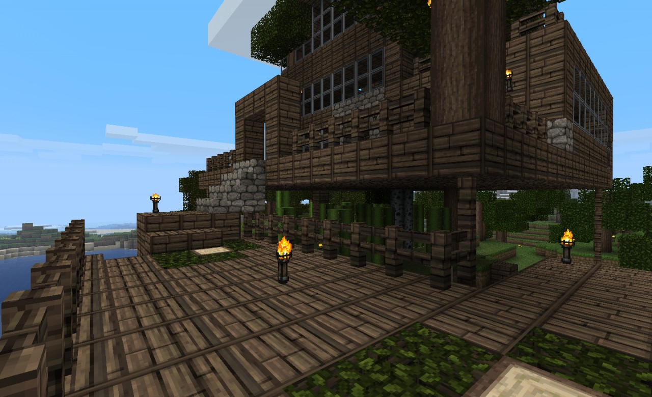 Treehouse by the Beach Minecraft Map