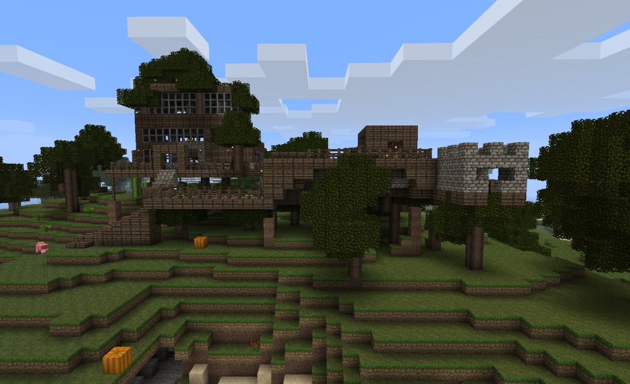 Treehouse by the Beach Minecraft Map