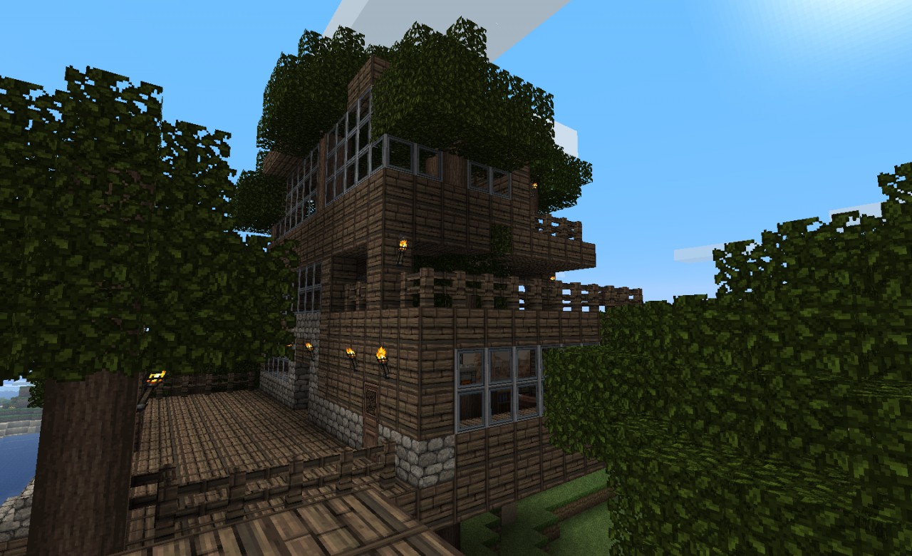Treehouse by the Beach Minecraft Map