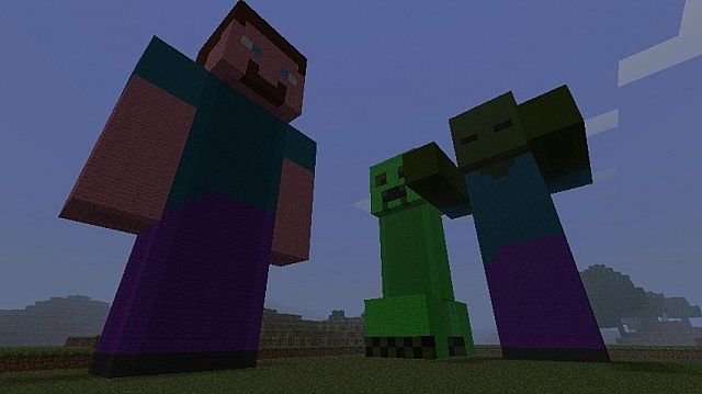 Giant mobs Minecraft Map