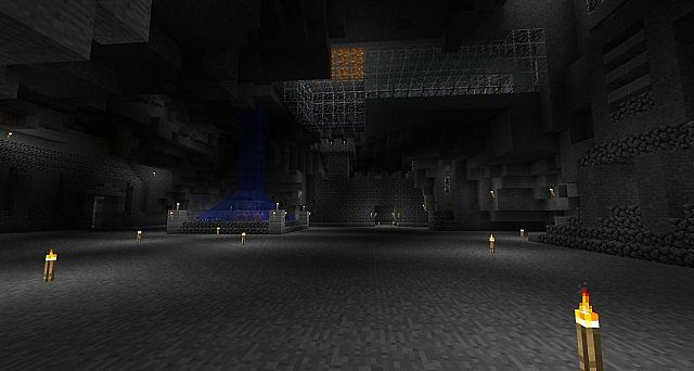 Underground Town Minecraft Map