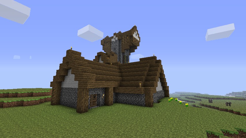 Norse(ish) Longhouse Minecraft Map