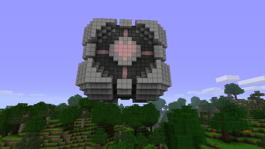 Companion Cube Minecraft Map
