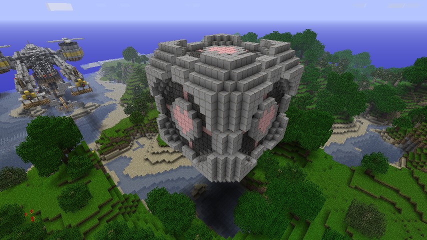 Companion Cube Minecraft Map