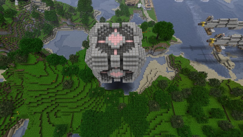 Companion Cube Minecraft Map