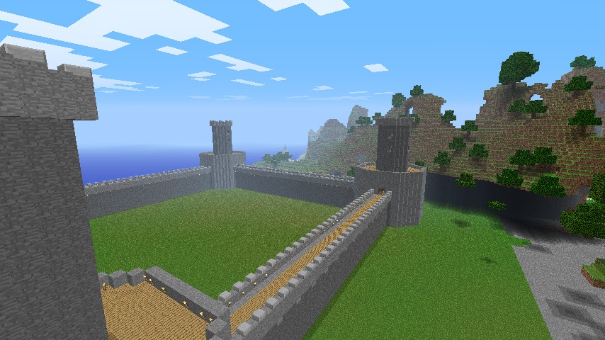 Castle wall's Minecraft Map