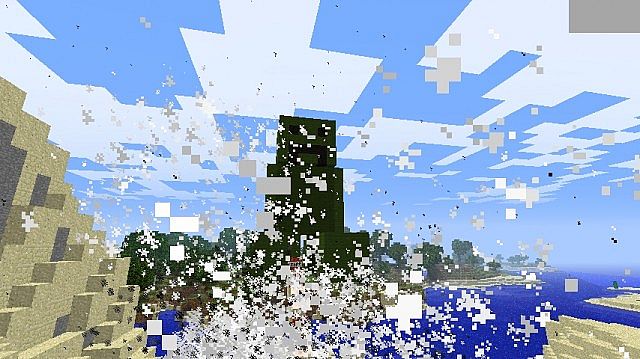 CREEPER go BOOM !!!! Minecraft Map