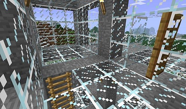 Modular glass house (a idea update from lostinmyhead ) Minecraft Map